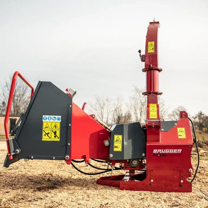 Mounted wood chipper - PX130 - BRUGGER MACHINERY SRL - PTO-driven ...