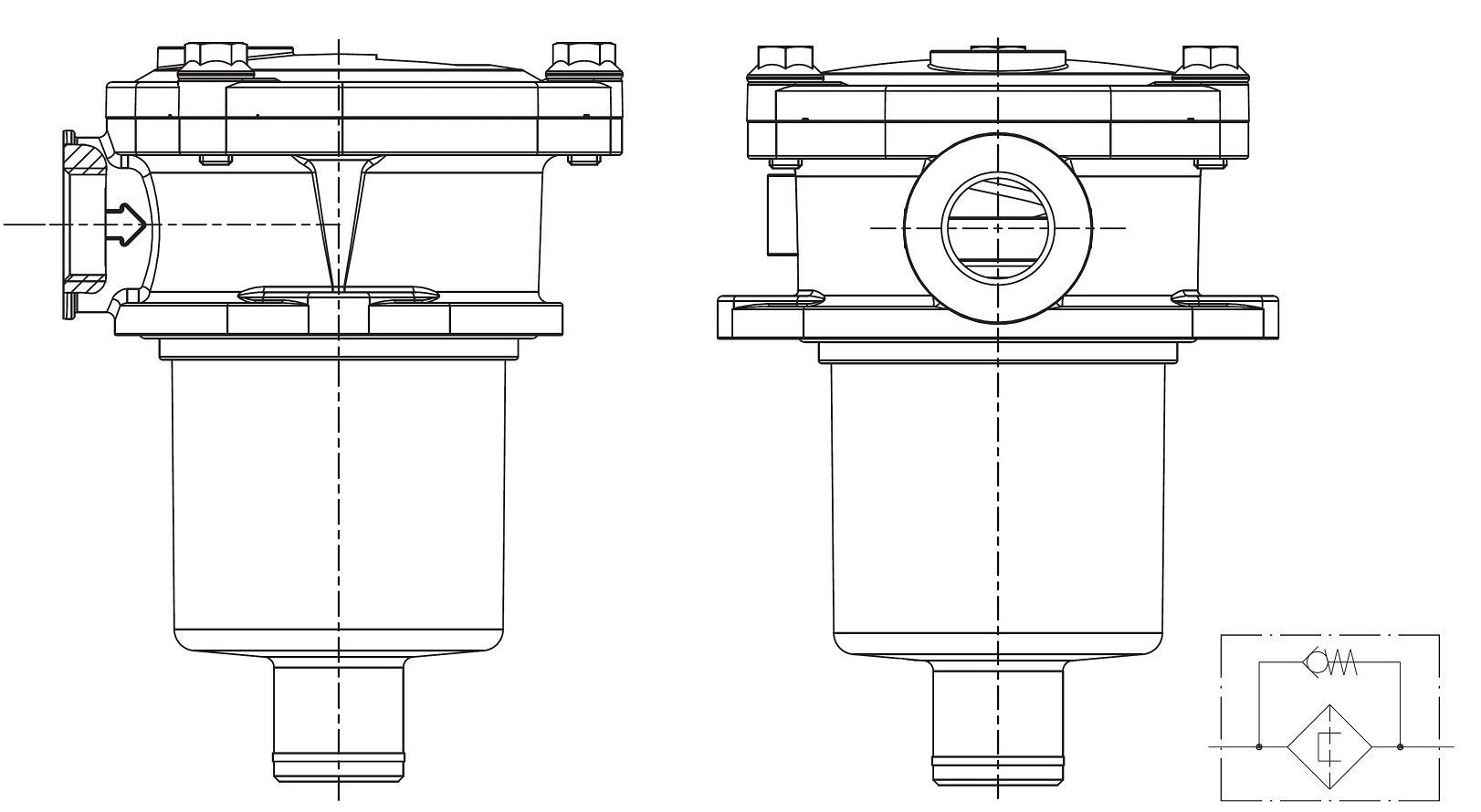 Oil filter - FIO series - EMPORIO OLEODINAMICO Srl - hydraulic / for ...