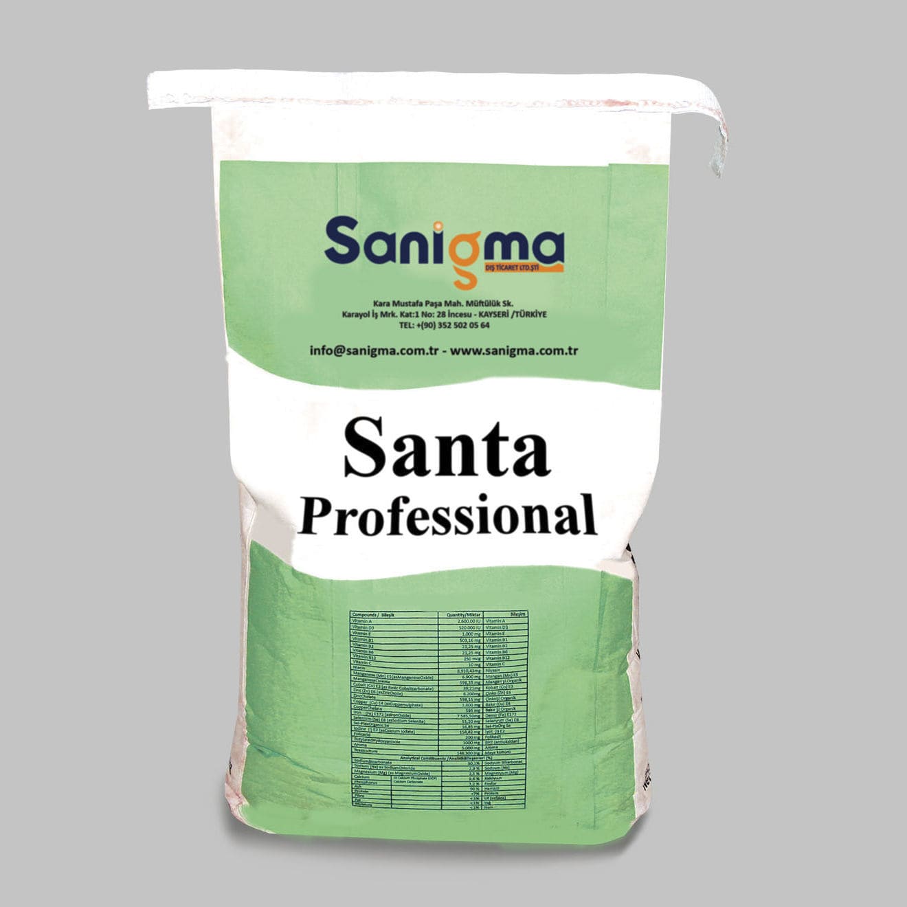 Rumen enhancer feed additive - Santa Professional - Sanigma Dis. Tic ...