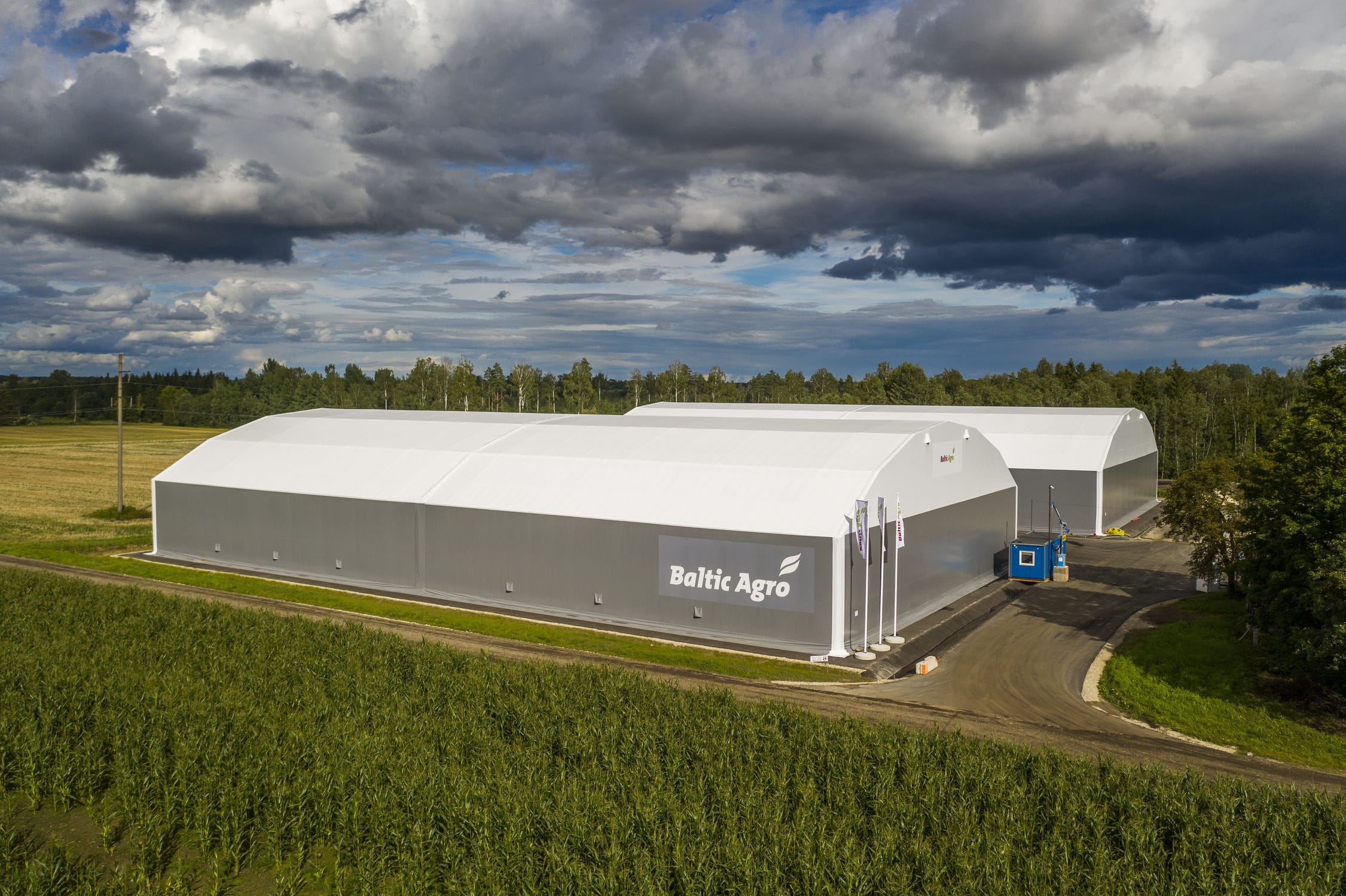 PVC warehouse - Finest Hall - steel frame / fireproof / galvanized