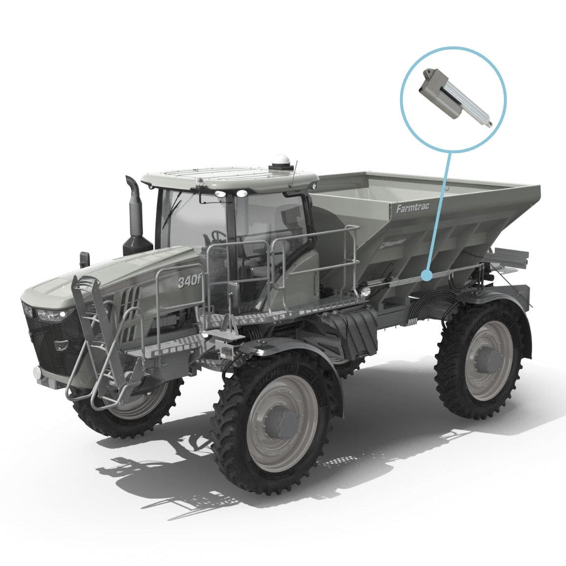 Electric cylinder - Progressive Automations Inc - linear / for crop ...