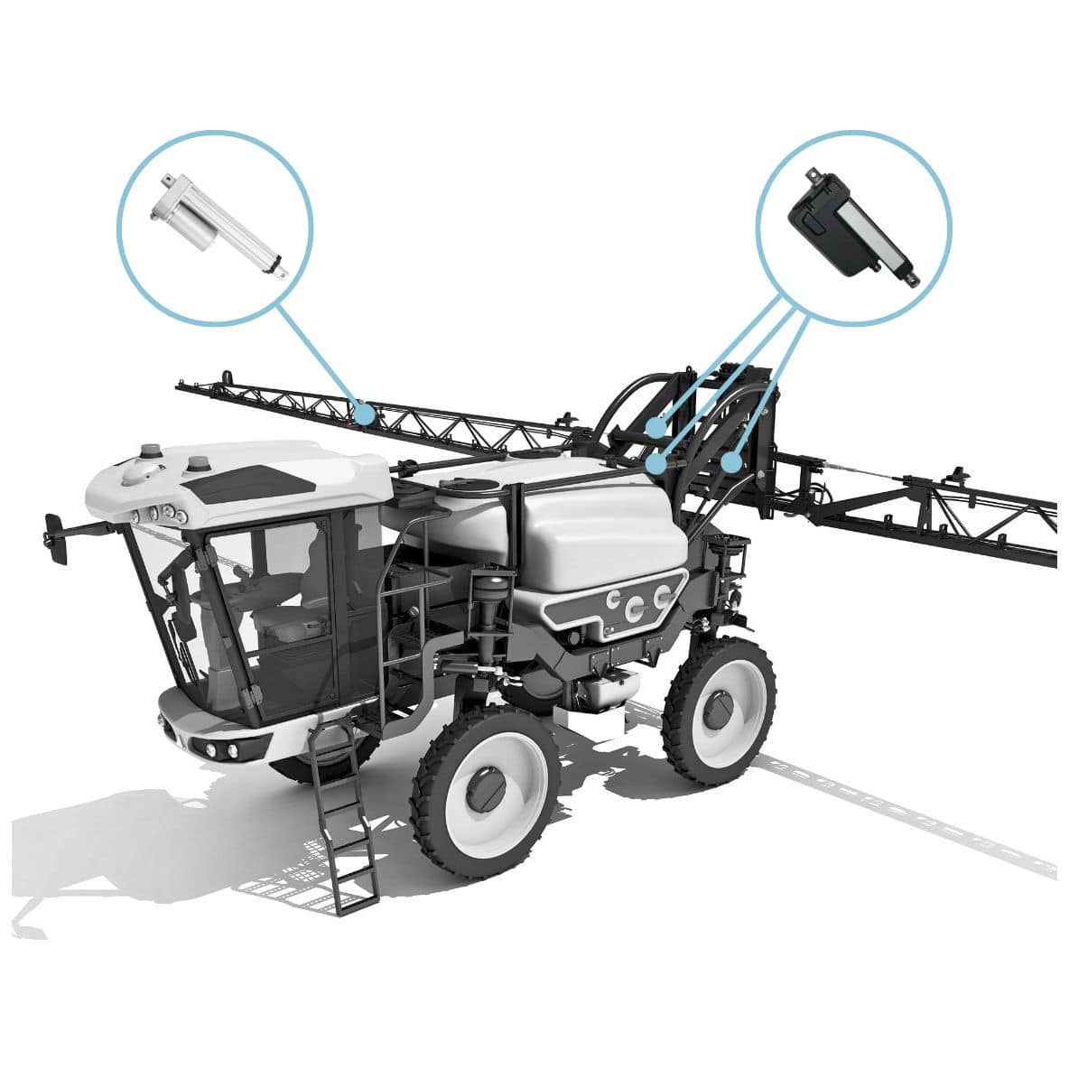 Electric cylinder - Progressive Automations Inc - linear / for crop ...