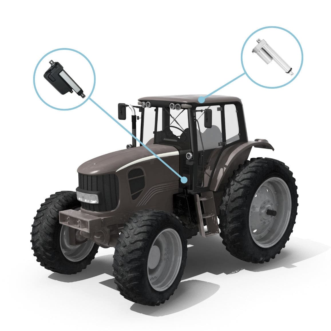 Electric cylinder - Progressive Automations Inc - linear / for tractors ...