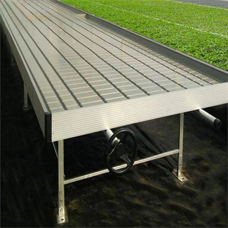 Ebb-and-flow greenhouse bench - Yibiyuan Water-saving Irrigation ...