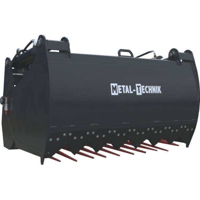 Silage unloading shovel bucket - METAL TEKNIK.EU - for loaders