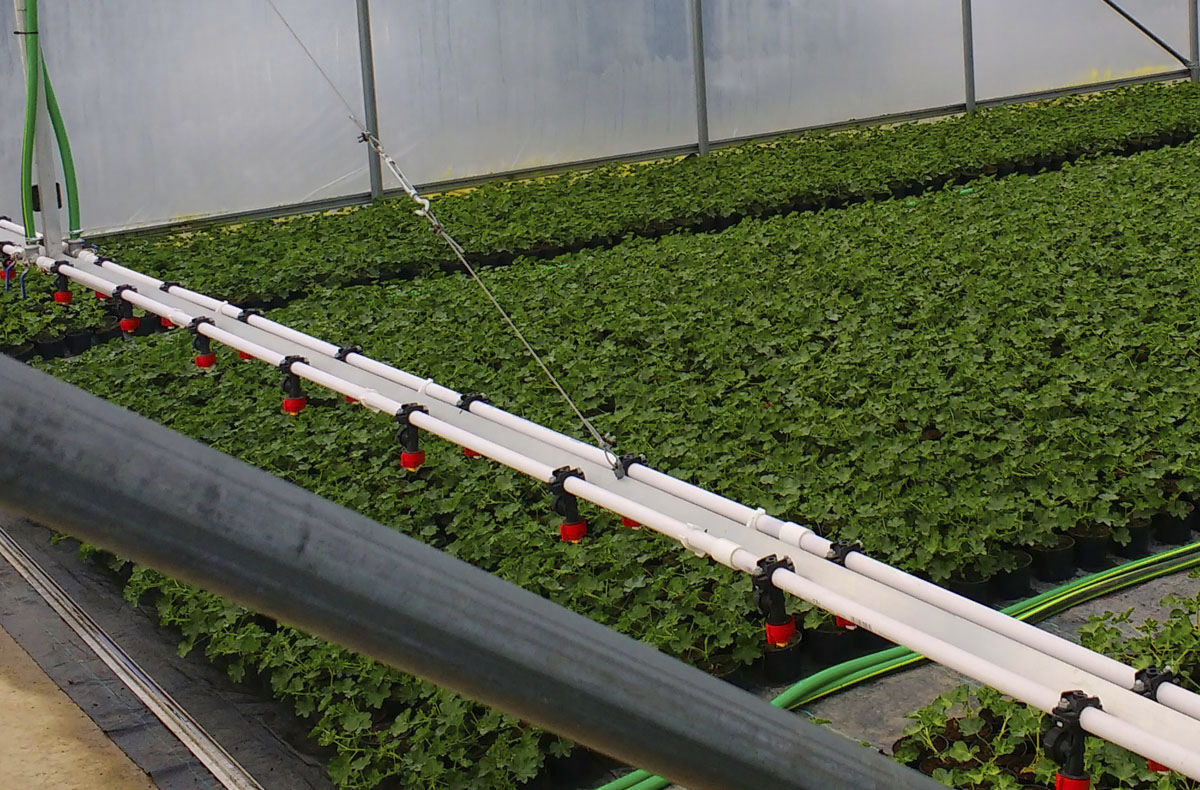 Greenhouse irrigation boom - GRW - GOLDMASZ SC - double-rail