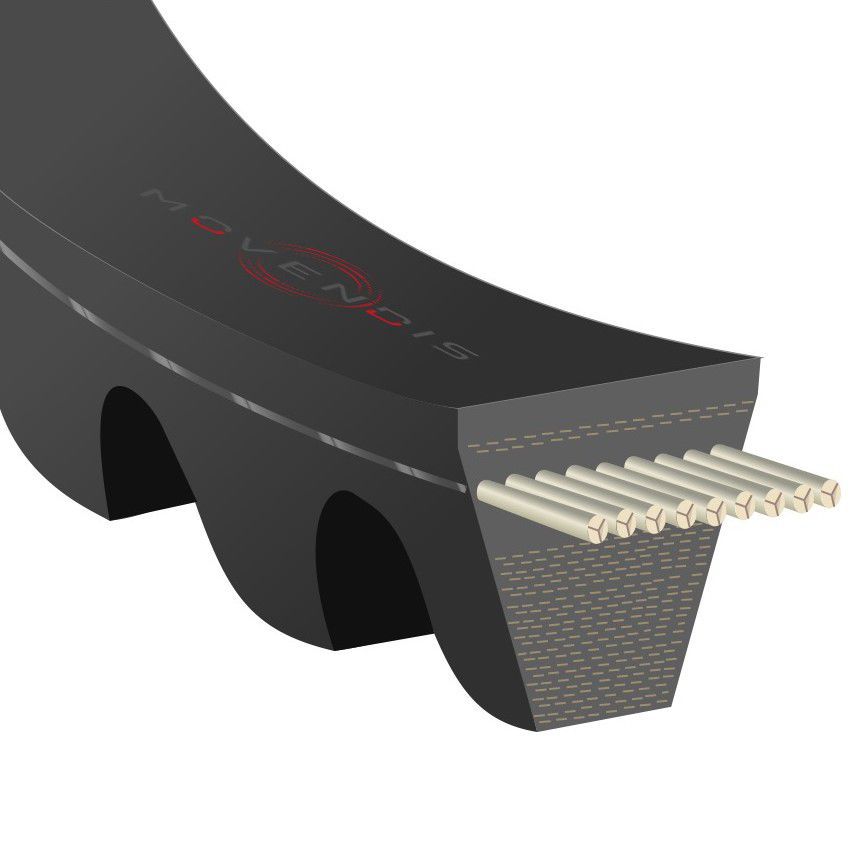 Tractor belt drive - MOVENDIS Agri Belts - trapezoidal / ribbed