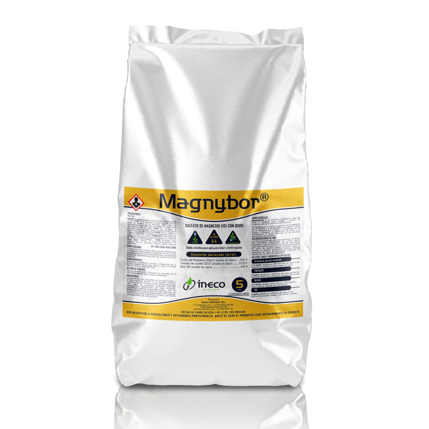 Rich in magnesium fertilizer - MAGNYBOR - Ineco Biotech - granular