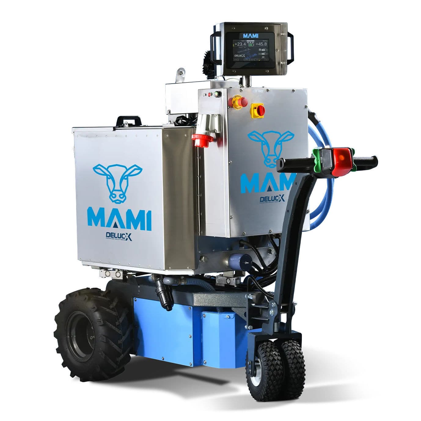 Mobile calf milk cart - Mami - DeLucX srl - with mixer / with doser ...