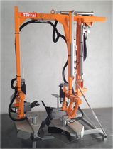 Deleafer with hydraulic adjustment, Shoot remover with hydraulic ...