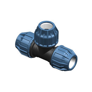 Straight compression irrigation fitting - 381 PP - Elysee Rohrsysteme ...