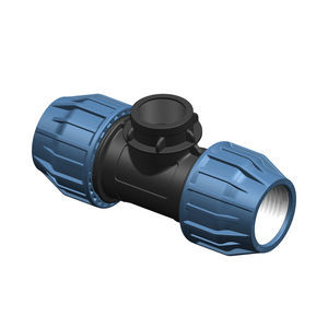 Straight compression irrigation fitting - 381 PP - Elysee Rohrsysteme ...