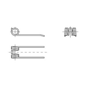 Spring tine - 40 - La Spirale S.r.l. - for tedders / universal / metal