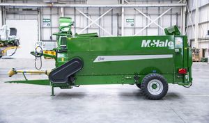 Towed straw blower - C430 - McHale Engineering Ltd. - for round bales ...