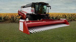 Sunflower harvesting header, Sunflower harvester bar - All the ...