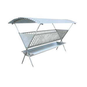 Sheep hay rack - RMC 2002 - SATENE SAS - for goats / galvanized steel ...