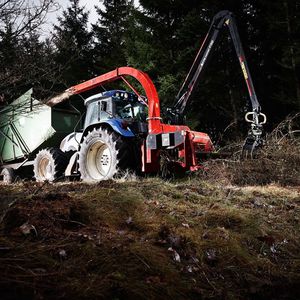 Mounted wood chipper - TP 100 PTO - FSI-Franskan - PTO-driven