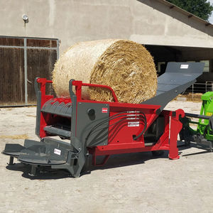 Rail-mounted straw blower and feeder - Galonnier - bedding / for round ...