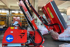 Tractor-mounted reach mower - MARTIN 300 PV - Tecnoagri - flail / folding