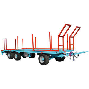 Flatbed trailer - 120TT - Crosetto srl - semi-mounted / tandem axle ...