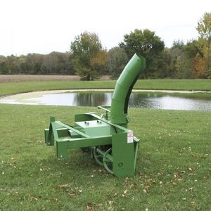 Mounted snow blower - HD Series - LuckNow Products - 2-auger