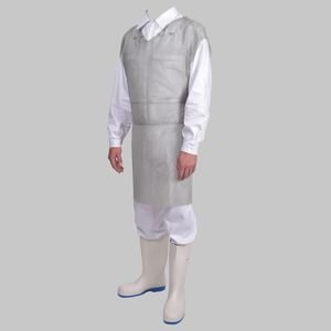 Work apron - TPLUS - Manulatex - stainless steel / chain mail