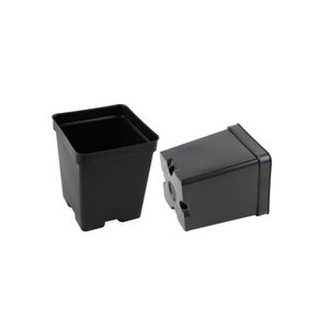 Plastic pot - SCP-350 - Ainong USA Corporation - square / black / reusable