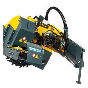 Single-wheel trencher - WS 63 - MAKBRENT - excavator mounted / for skid ...