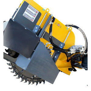 Trencher with chain - CTI 80 - MAKBRENT - excavator mounted / for skid ...