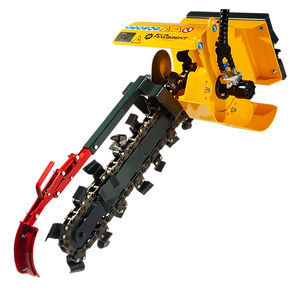 Single-wheel trencher - WS 63 - MAKBRENT - excavator mounted / for skid ...