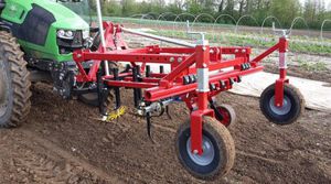 Tractor-mounted row crop cultivator - RB - Terrateck SAS - weeding