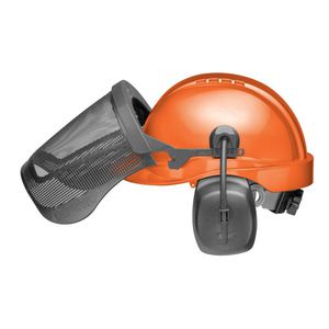 Forestry helmet - CU-30L-V - ELVEX Corporation - with face protection ...