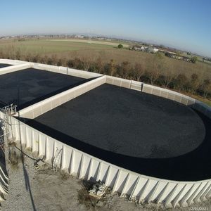 Manure floating cover - Bonetto Cover Ball - irrigation basin / for ...