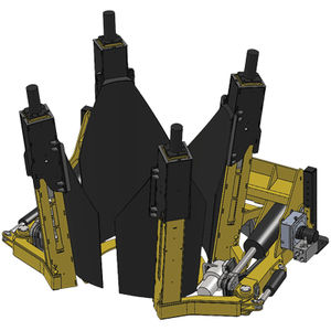 Backhoe loader-mounted tree spade - 4072-4it - le mar tree spade
