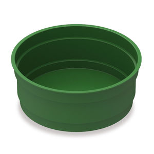 Plastic pot - J series - Alber - rectangular / green