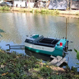Aquatic weed harvester machine - UCB400-7 - Relong - boat / 2-row ...