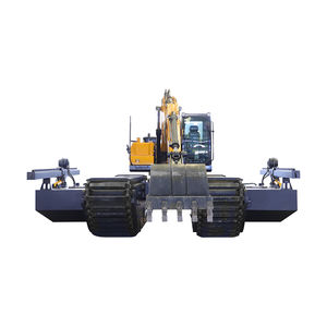 Hydraulic excavator - AEX-04 - Relong - tracked / amphibious