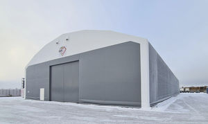 PVC warehouse - Finest Hall - steel frame / fireproof / galvanized