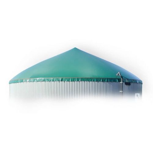 Slurry protective cover - agriKomp GmbH - polyester / biogas / double ...
