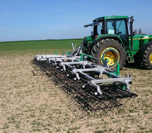 Tine harrow - HE Series - Agronomic - spring tine / folding