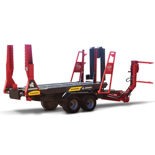 Round bale loader - STACKPRO7200 - Anderson Group Co. - square / towed ...