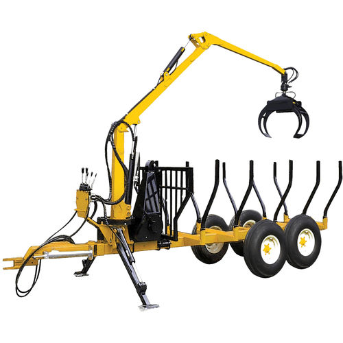 Trailer-mounted log loader - M-115 - Anderson Group Co. - knuckle boom