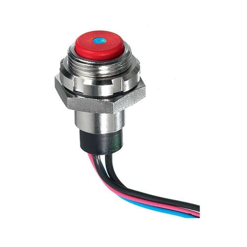 Push-button switch - IZMP1F45NL0S - APEM GmbH - IP67 / with LED