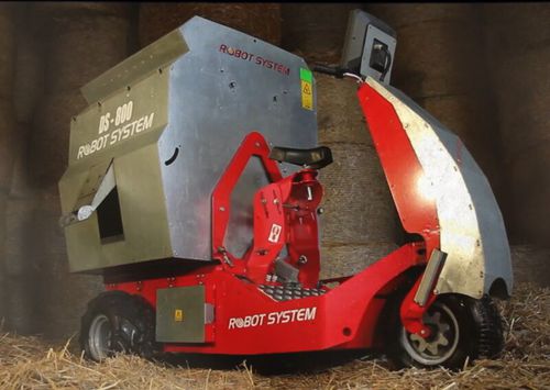 Cattle automatic feed distribution unit - DS 800 - Silofarmer - goat ...