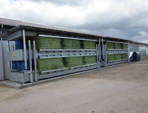 Hay dryer - EDMU 32-2 - Clim.Air.50 s.r.l. - stationary / for square bales