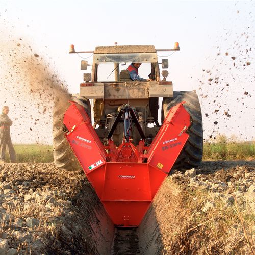 Double-wheel ditcher - BIG STORM series - COSMECO S.r.l.