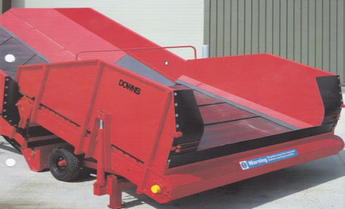 Potato receiving hopper - SUPERCHARGER - DOWNS - unloading