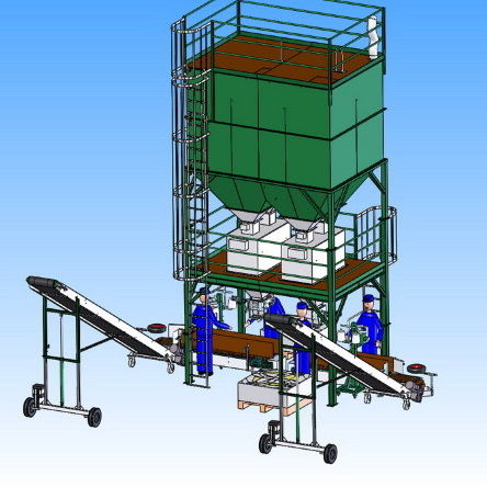 Grain bagging machine - Quattro - EMT