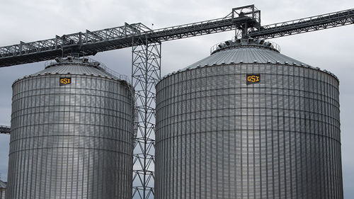 Grain silo - EVO 50 - GSI Group - metal / round / with flat-bottom