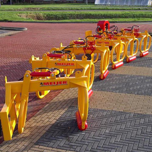 Round bale grab - Jumbo CKM 1 - Meijer Holland - rectangular